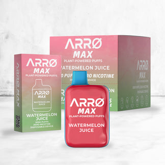 ARRØ MAX Nicotine Free Vape – Watermelon Juice | Disposable | 5,000 ...
